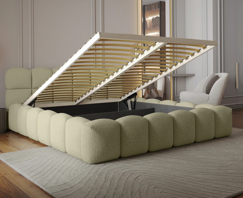 Pat bej din textil 200x200 cm Boston Boucle The Home Collection | The ...