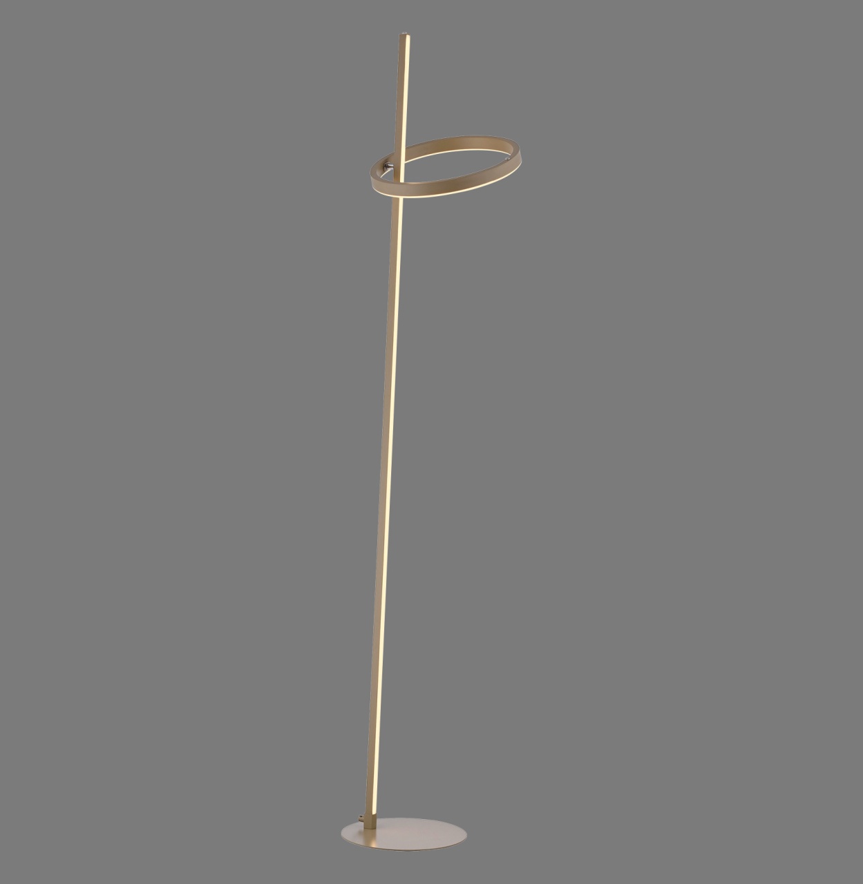 Lampadar bej din metal cu 2 LED-uri 160 cm Ritus Zuma Line | The Home.ro