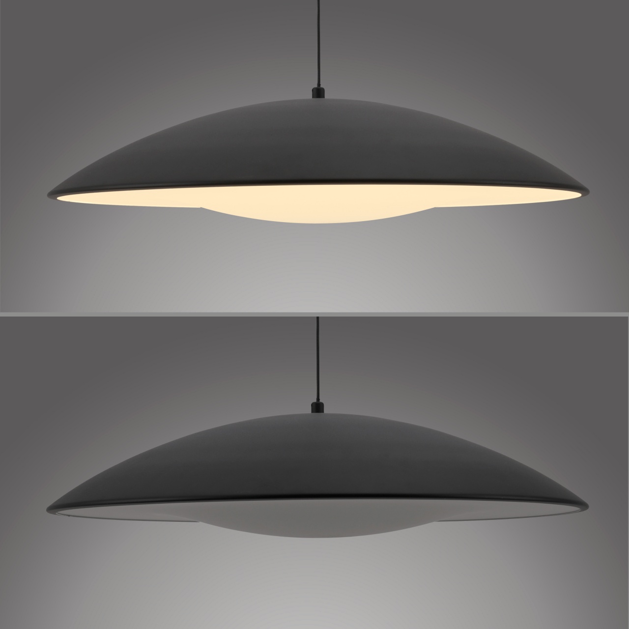 Lustra neagra din metal Lente M Zuma Line | The Home.ro