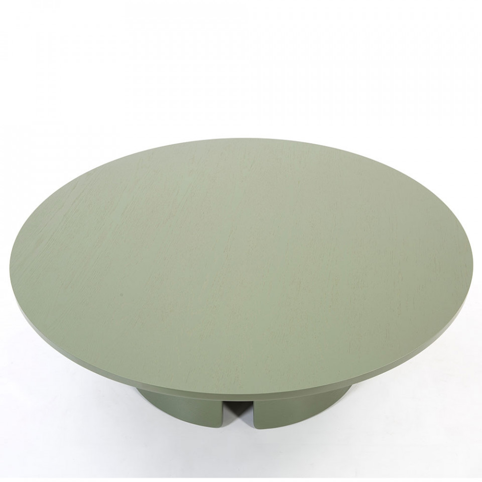 Masa de cafea verde din lemn 110 cm Cep Teulat | The Home.ro