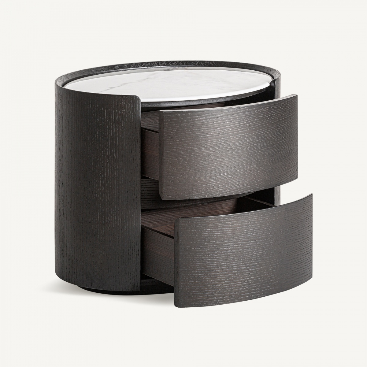 Noptiera alba/neagra din lemn Zofingen Vical Home | The Home.ro