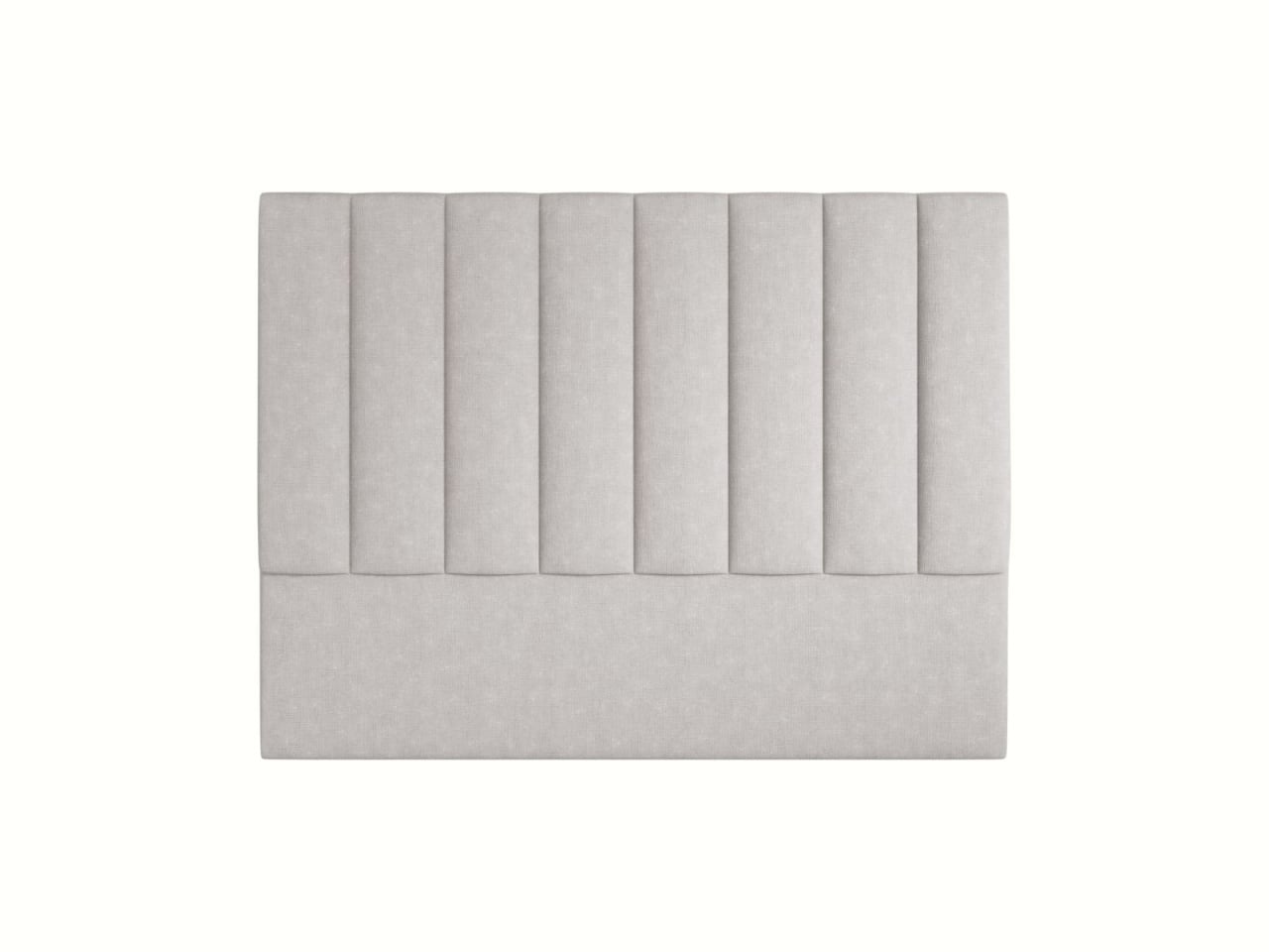 Tablie pat gri deschis din textil 160 cm Marl Liberty Tall Micadoni ...