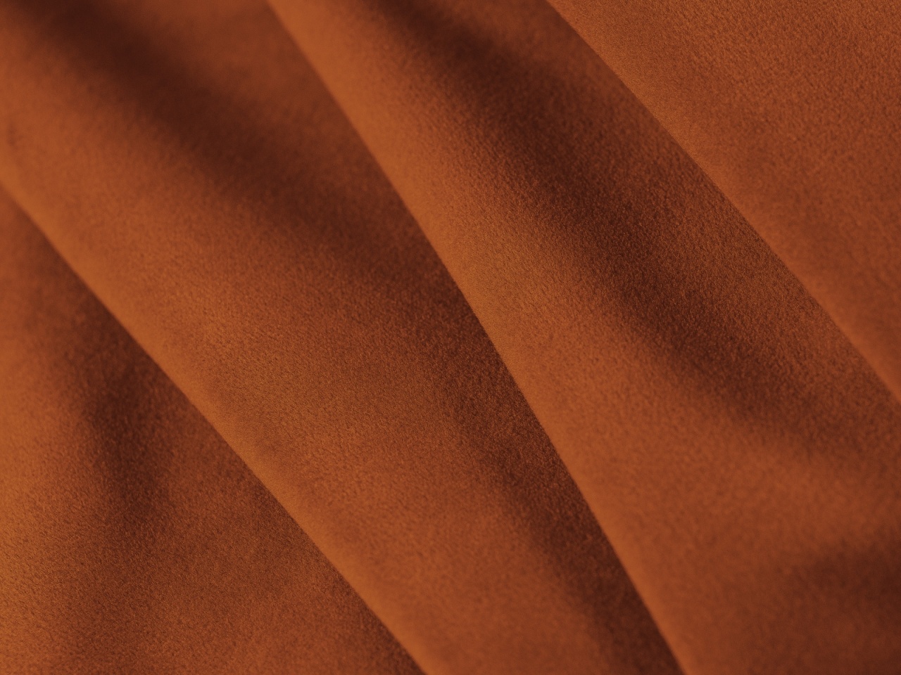 Canapea cu colt maro teracota din catifea pentru 3 persoane Bemy Right Velvet Micadoni | The Home.ro