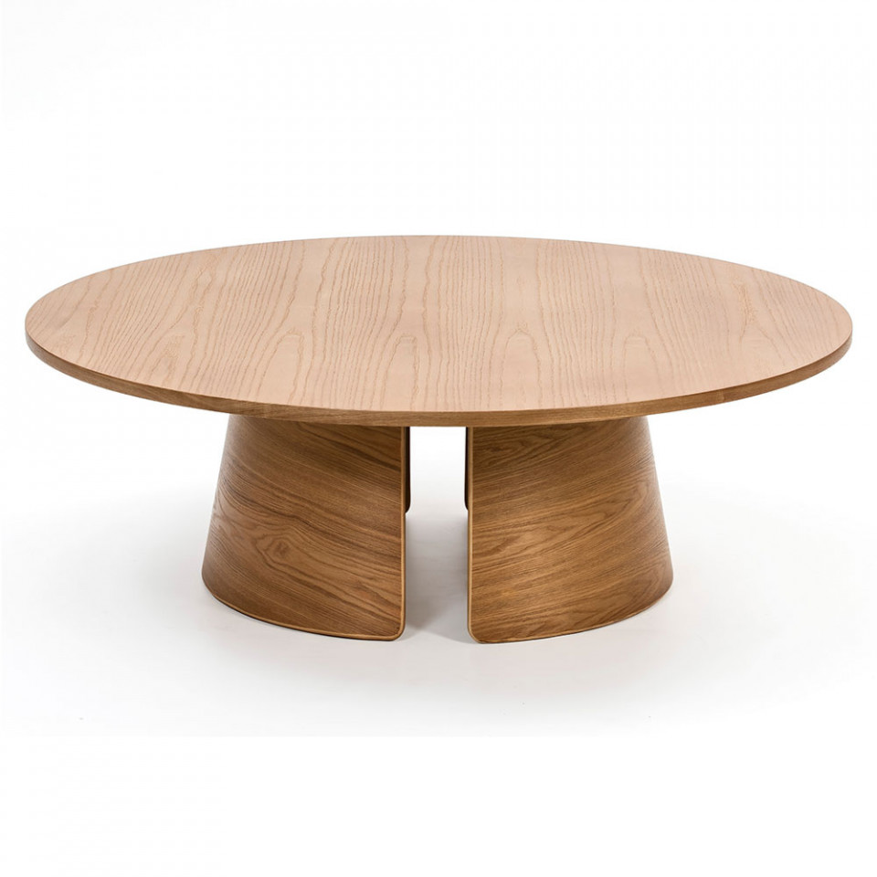 Masa de cafea neagra din lemn 110 cm Cep Teulat | The Home.ro