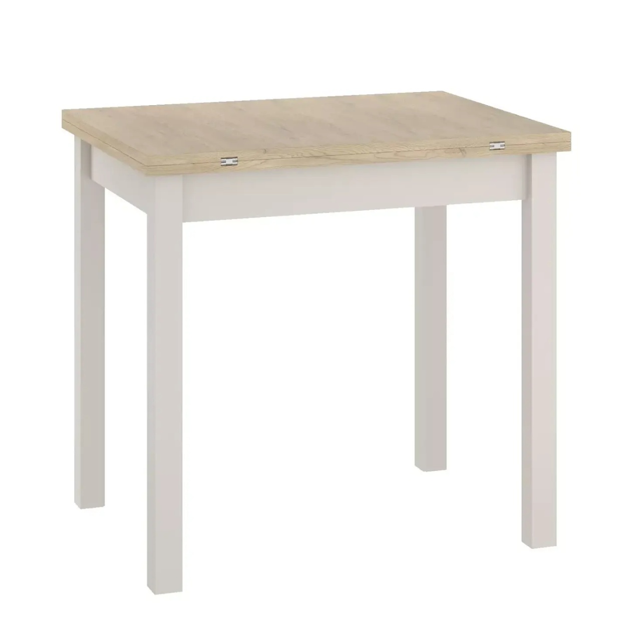 Masa dining extensibila maro/alba 60x80(120) cm Flip The Home ...