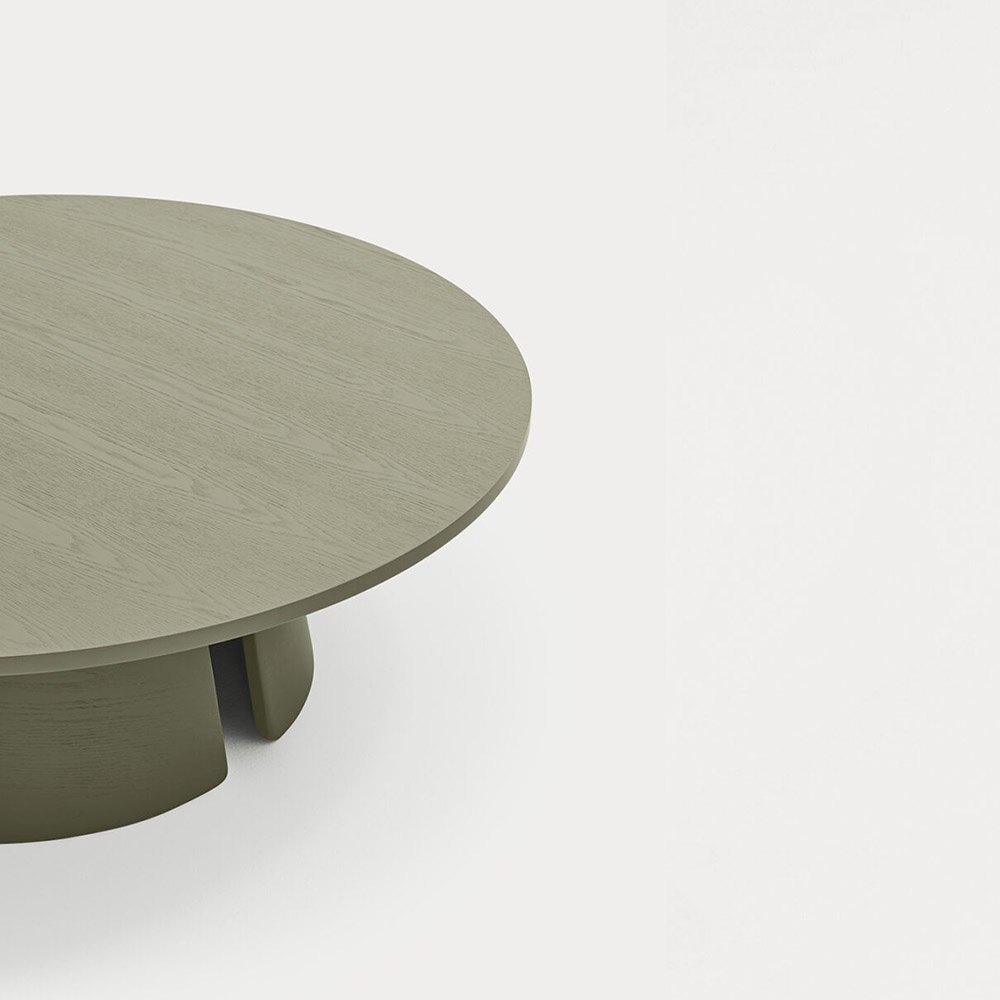 Masa de cafea verde din lemn 110 cm Cep Teulat | The Home.ro