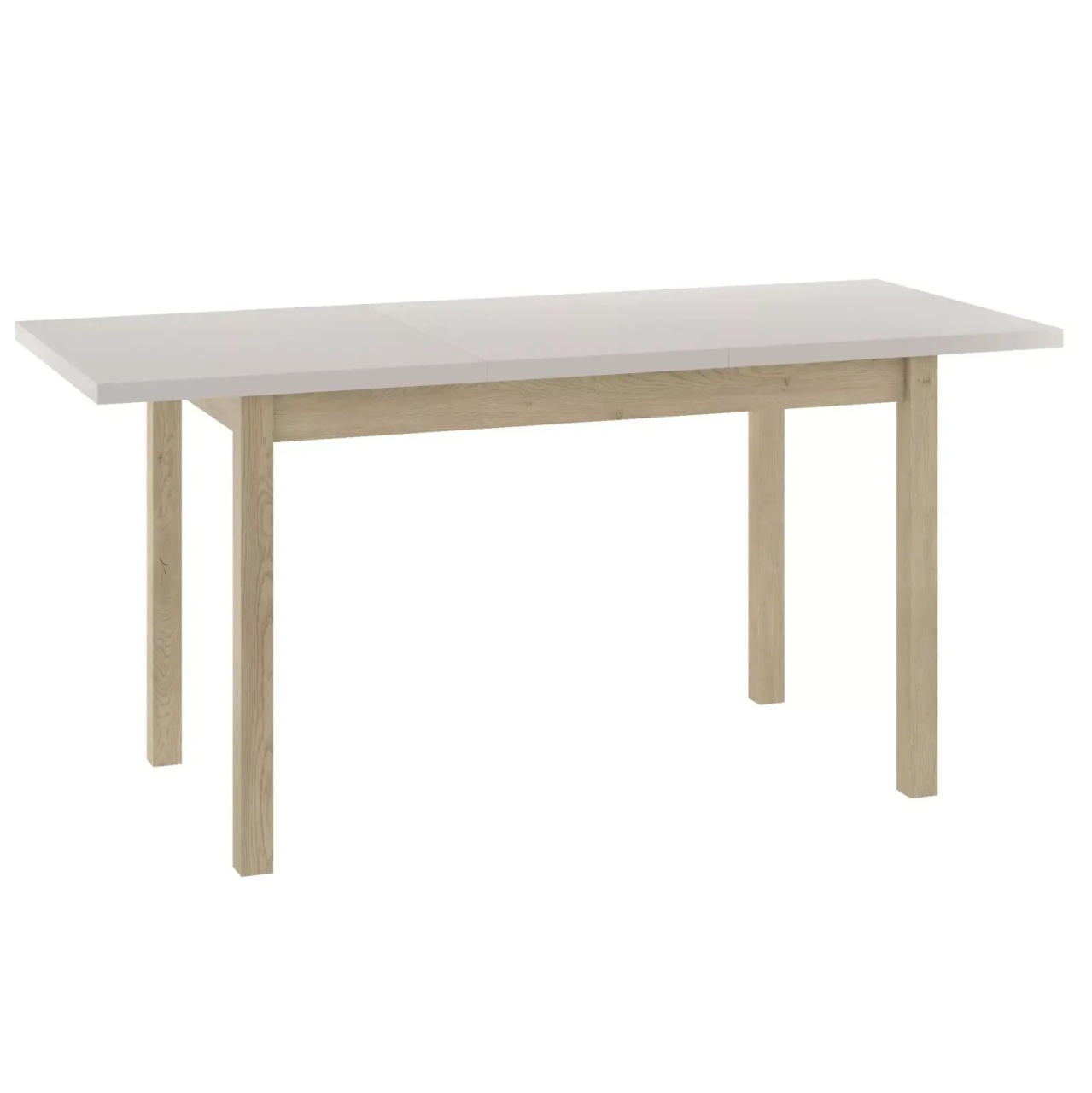 Masa dining extensibila alba/maro 65x90(125) cm Adam The Home ...