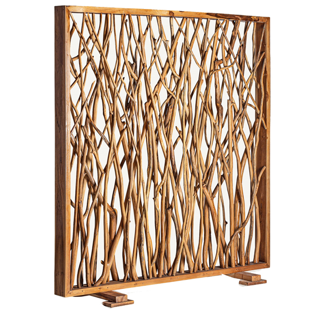 Separator camera maro din lemn 200x208 cm Kalady Vical Home | The Home.ro