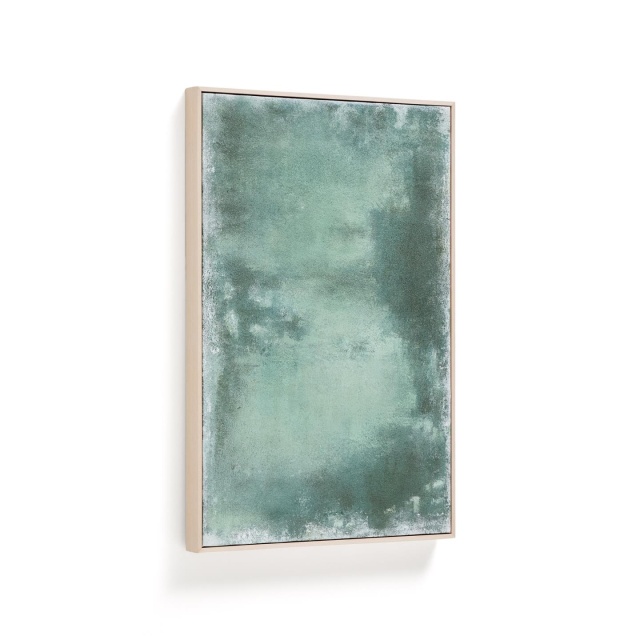 Tablou verde din fibre naturale 60x90 cm Selnar Kave Home | The Home.ro