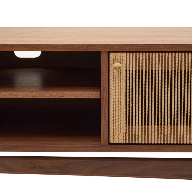 Comoda TV maro din lemn 200 cm Elan Kave Home | The Home.ro