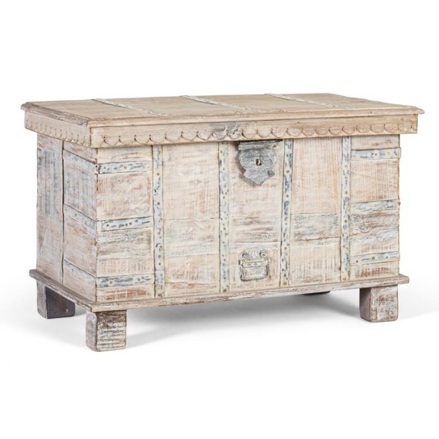 Cufar alb/maro din lemn Heritage Giner y Colomer | The Home.ro