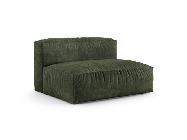 Canapea modulara verde din catifea pentru 1 persoana Martina Vogue XL ...