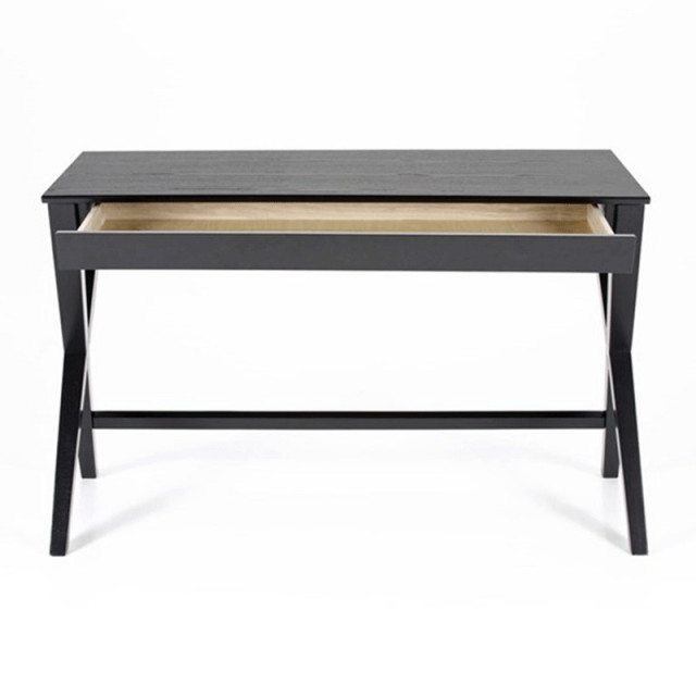 Birou negru din lemn 60x120 cm Writex Actona Company | The Home.ro