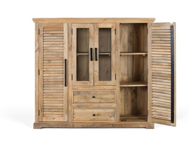 Dulap maro din lemn 142 cm Barn Giner y Colomer | The Home.ro